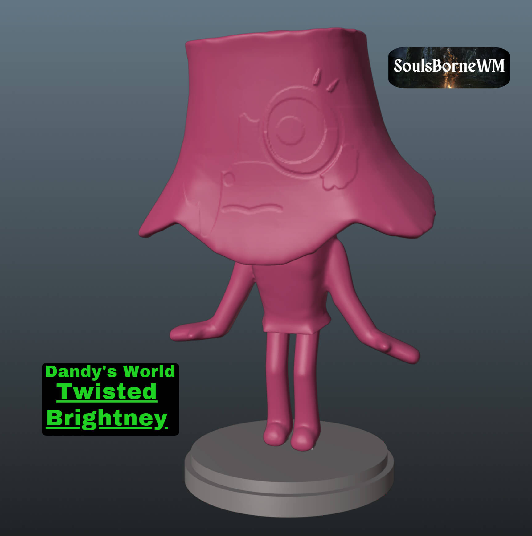 Dandy's World Twisted Brightney - 3D Model by SOULSBORNEWM