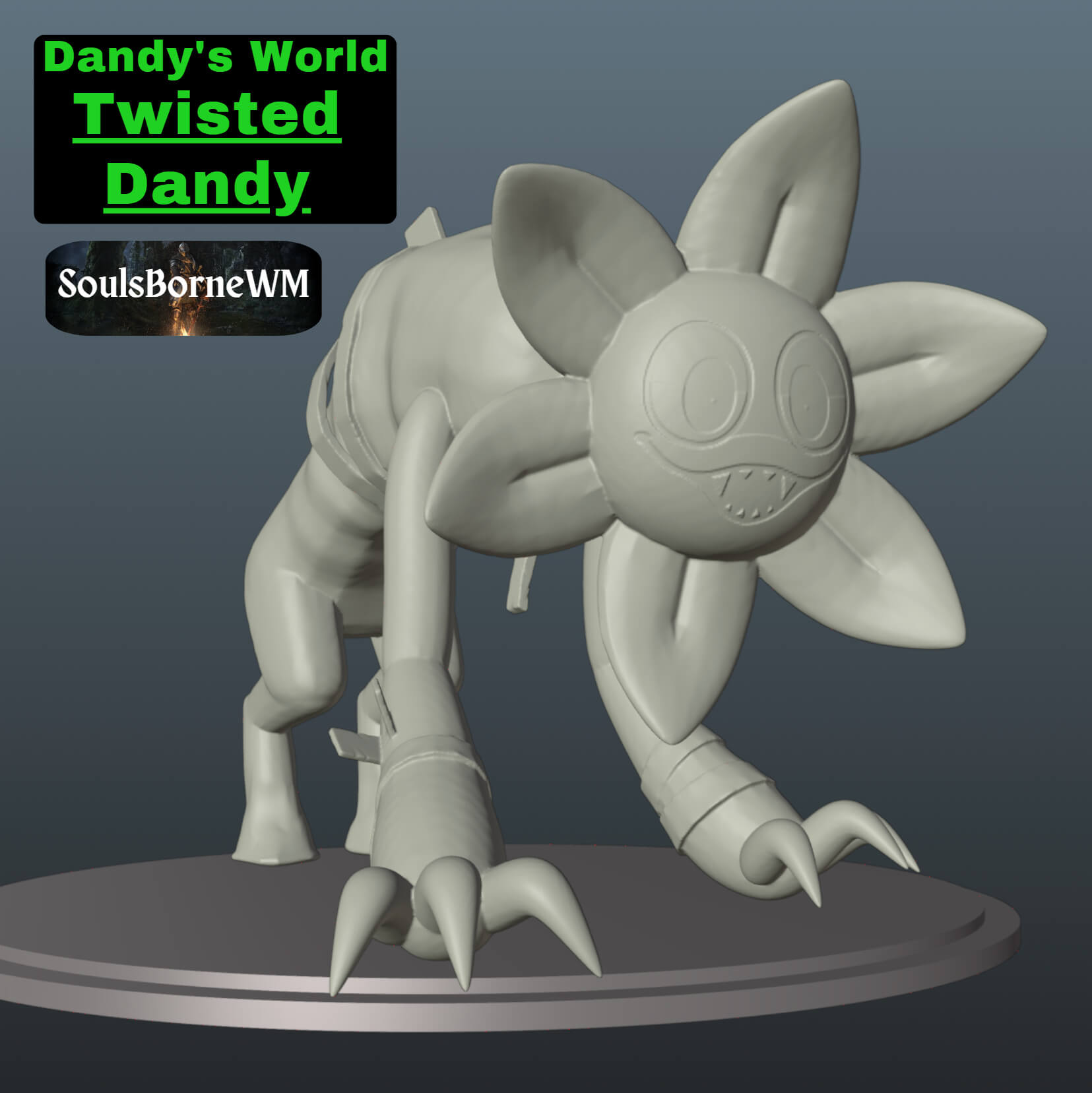 Dandy's World Twisted Dandy - 3D Model by SOULSBORNEWM