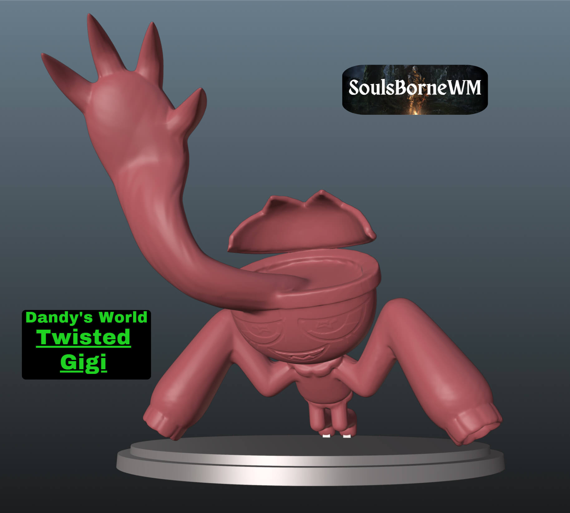 Dandy's World Twisted Gigi - 3D Model by SOULSBORNEWM