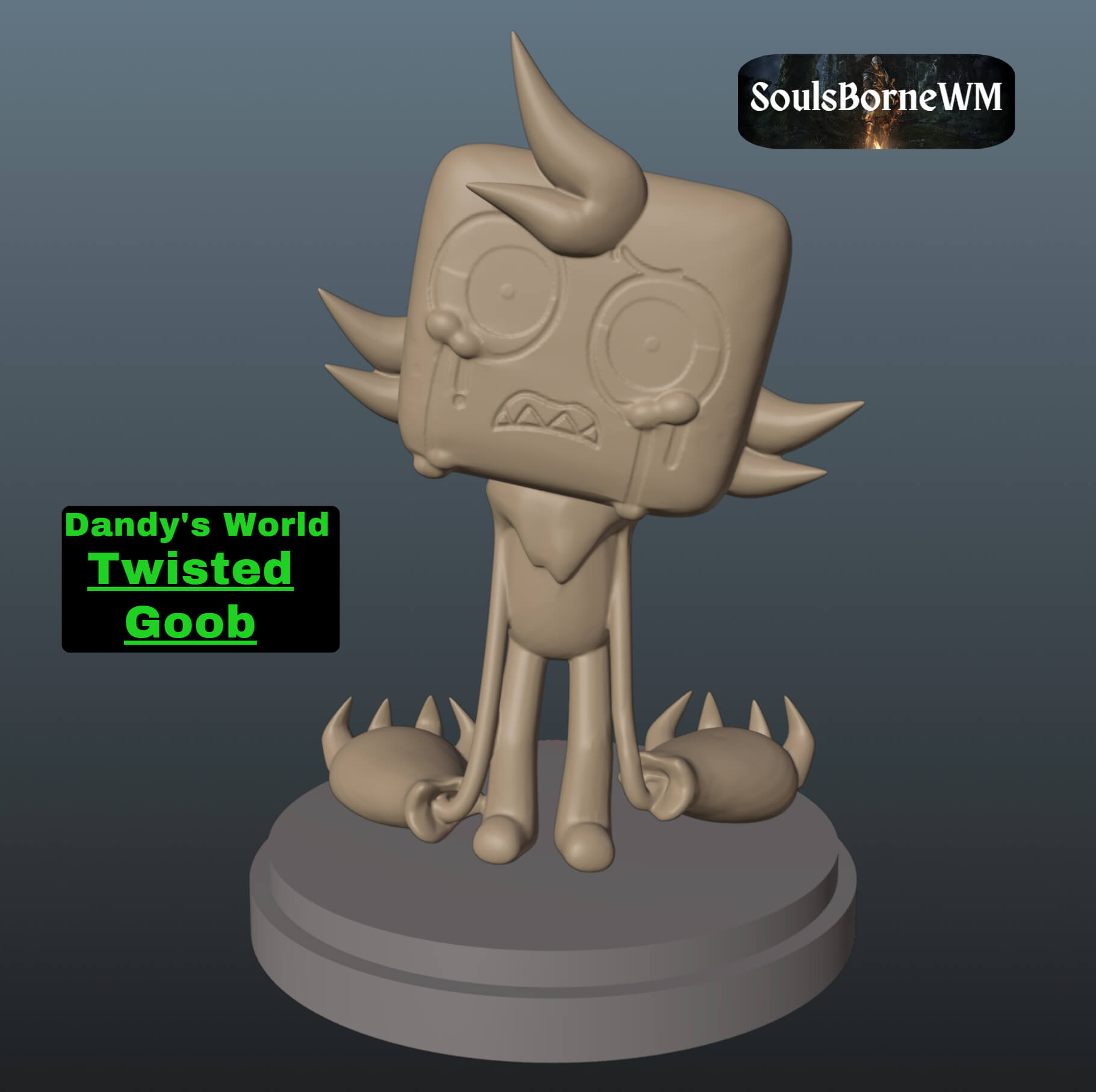 Dandy's World Twisted Goob - 3D Model by SOULSBORNEWM