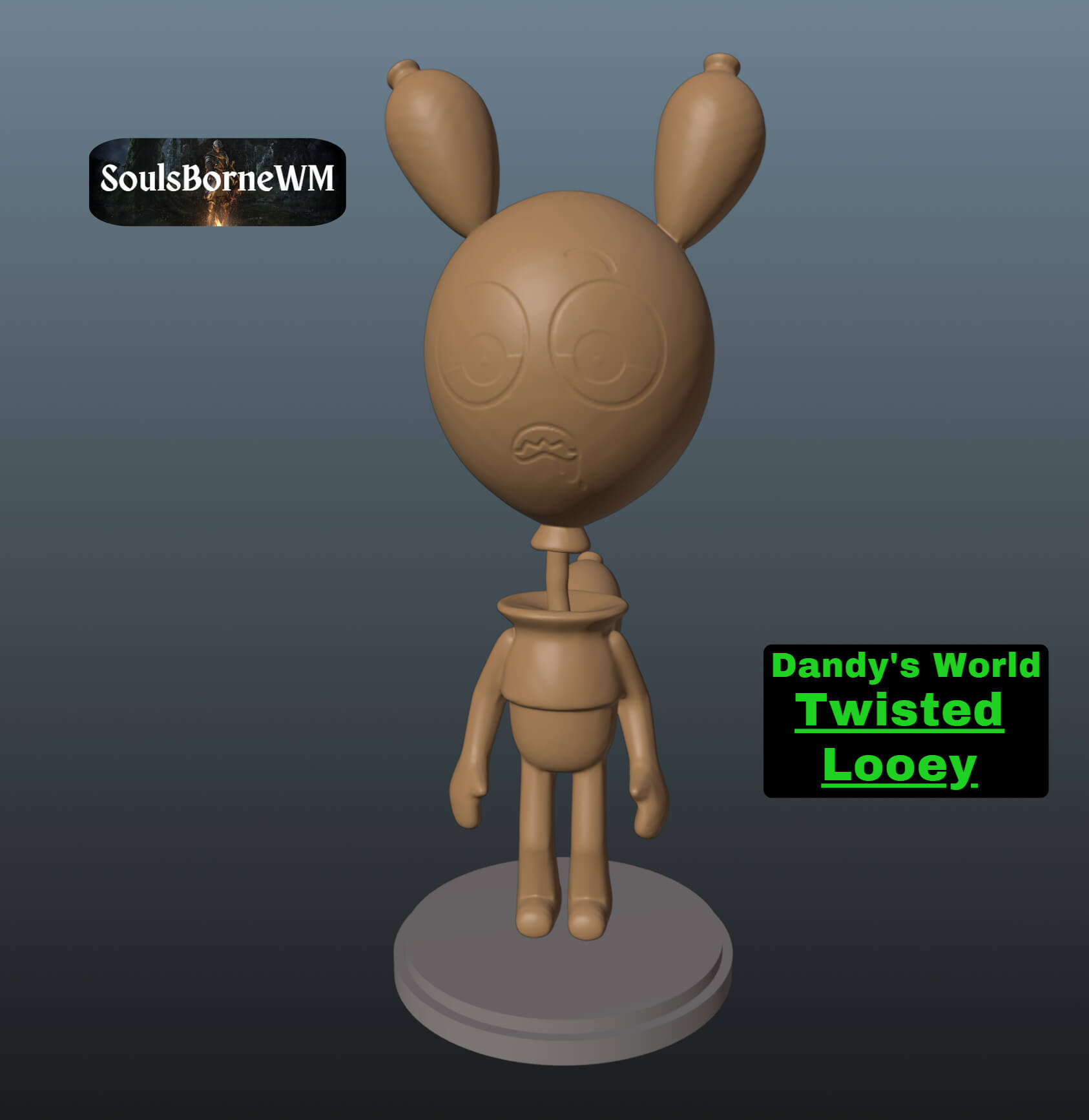 Dandy's World Twisted Looey - 3D Model by SOULSBORNEWM