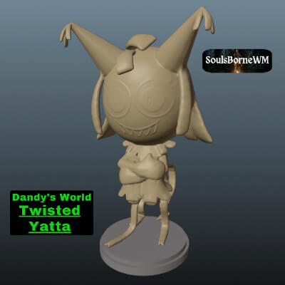 Dandy's World Twisted Astro - 3D Model by SOULSBORNEWM