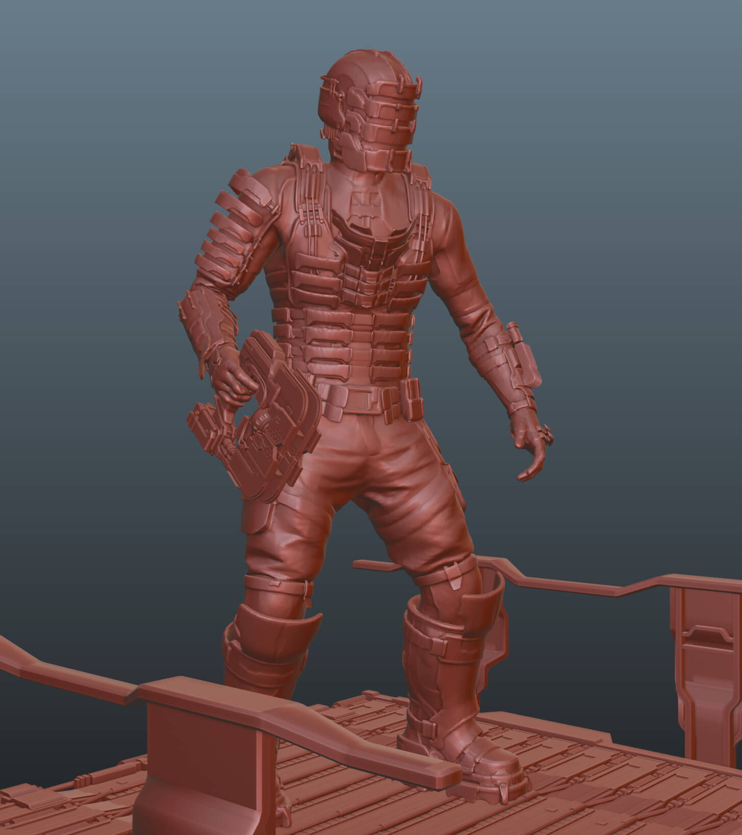 Dead Space Pose 1 - 3D Model by SOULSBORNEWM