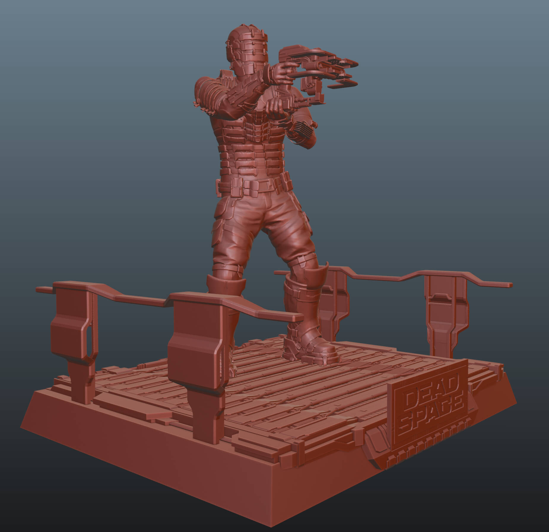 Dead Space Pose 3 - 3D Model by SOULSBORNEWM