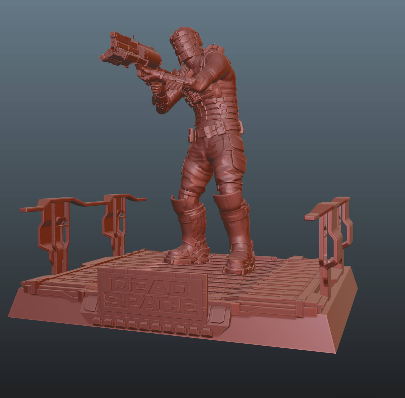 Dead Space Pose 4 - 3D Model by SOULSBORNEWM