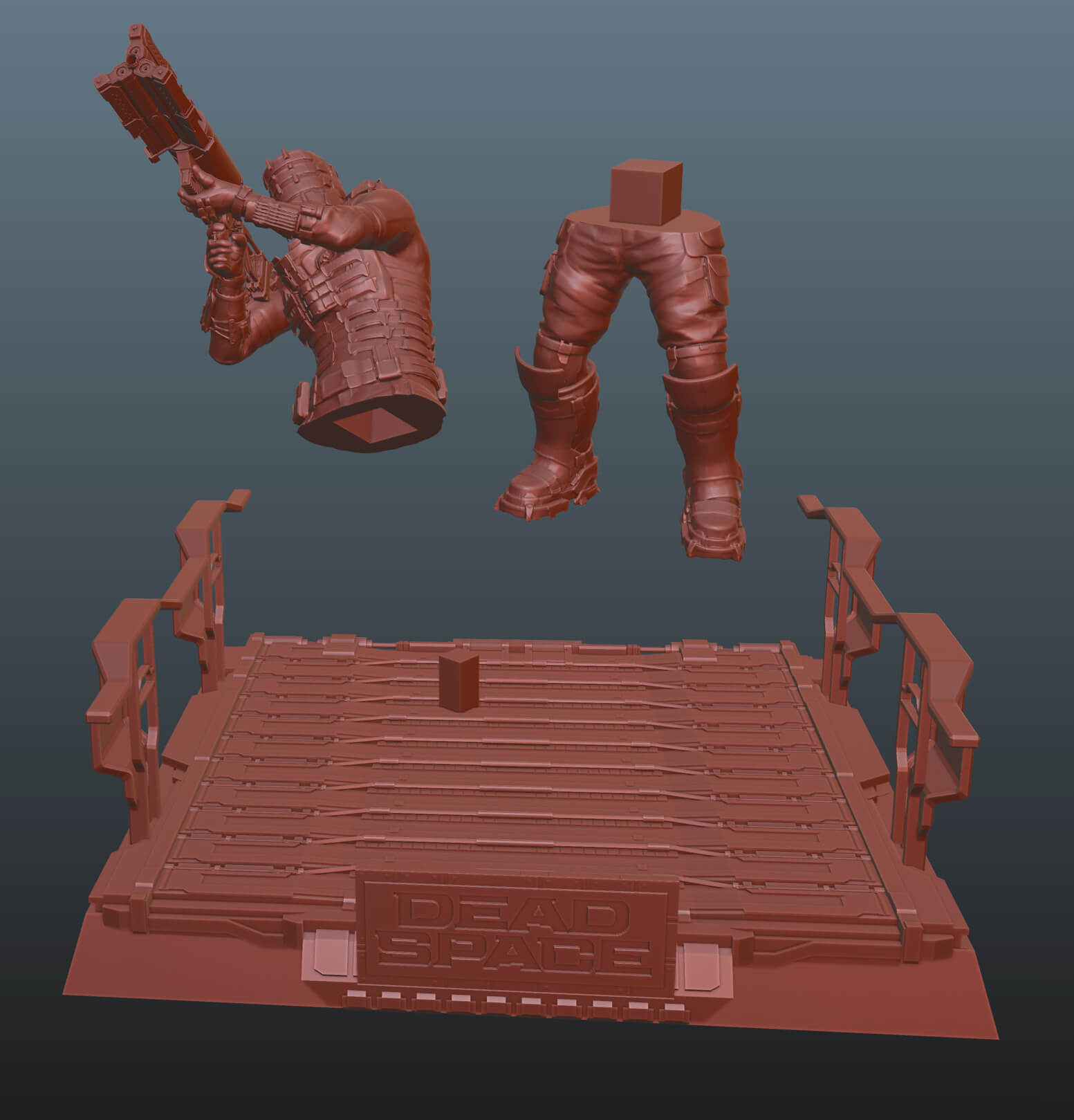 Dead Space STL 4 Poses Bundle by SOULSBORNEWM