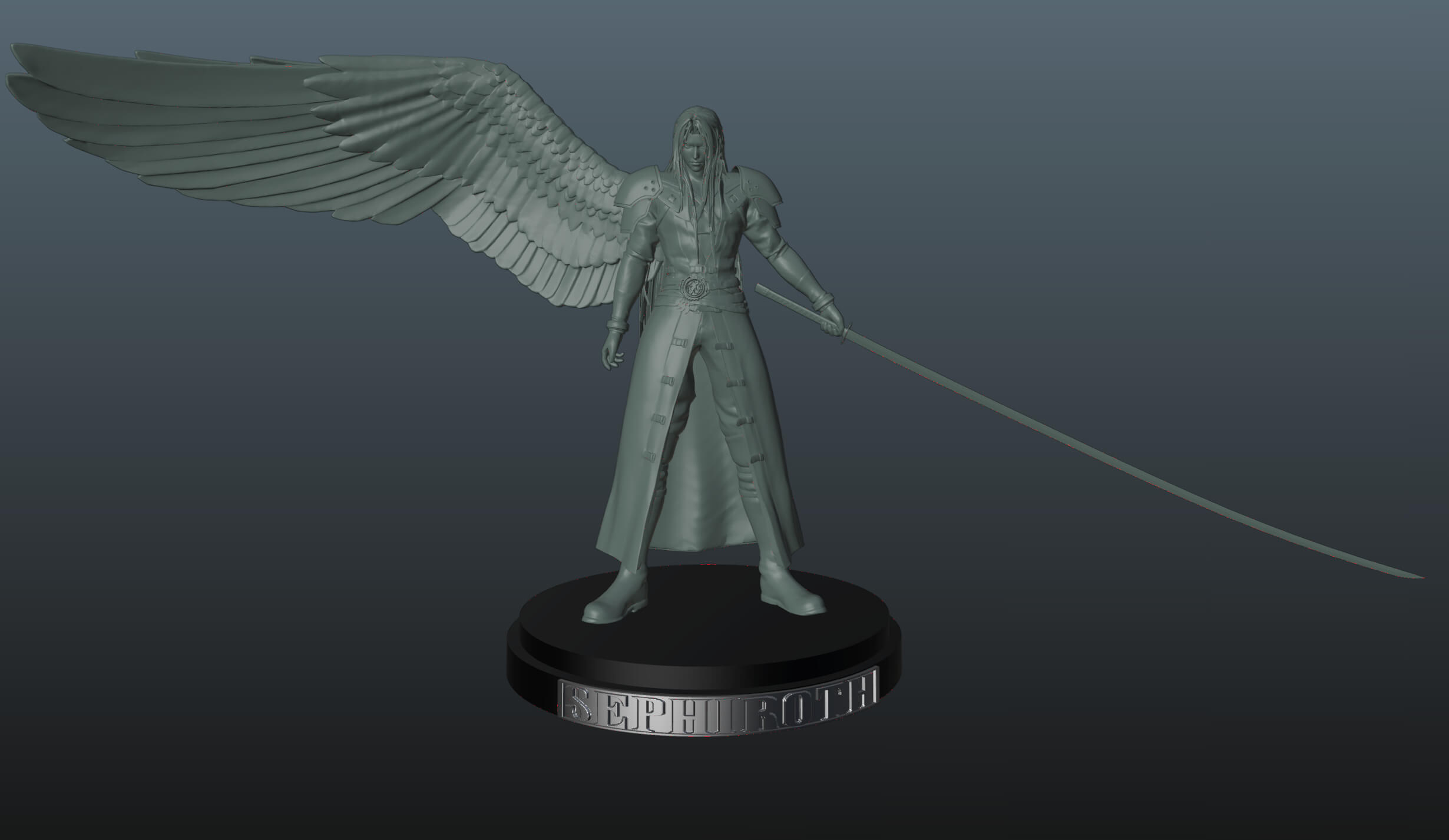 Final Fantasy 7 Sephiroth - 3D Model by SOULSBORNEWM