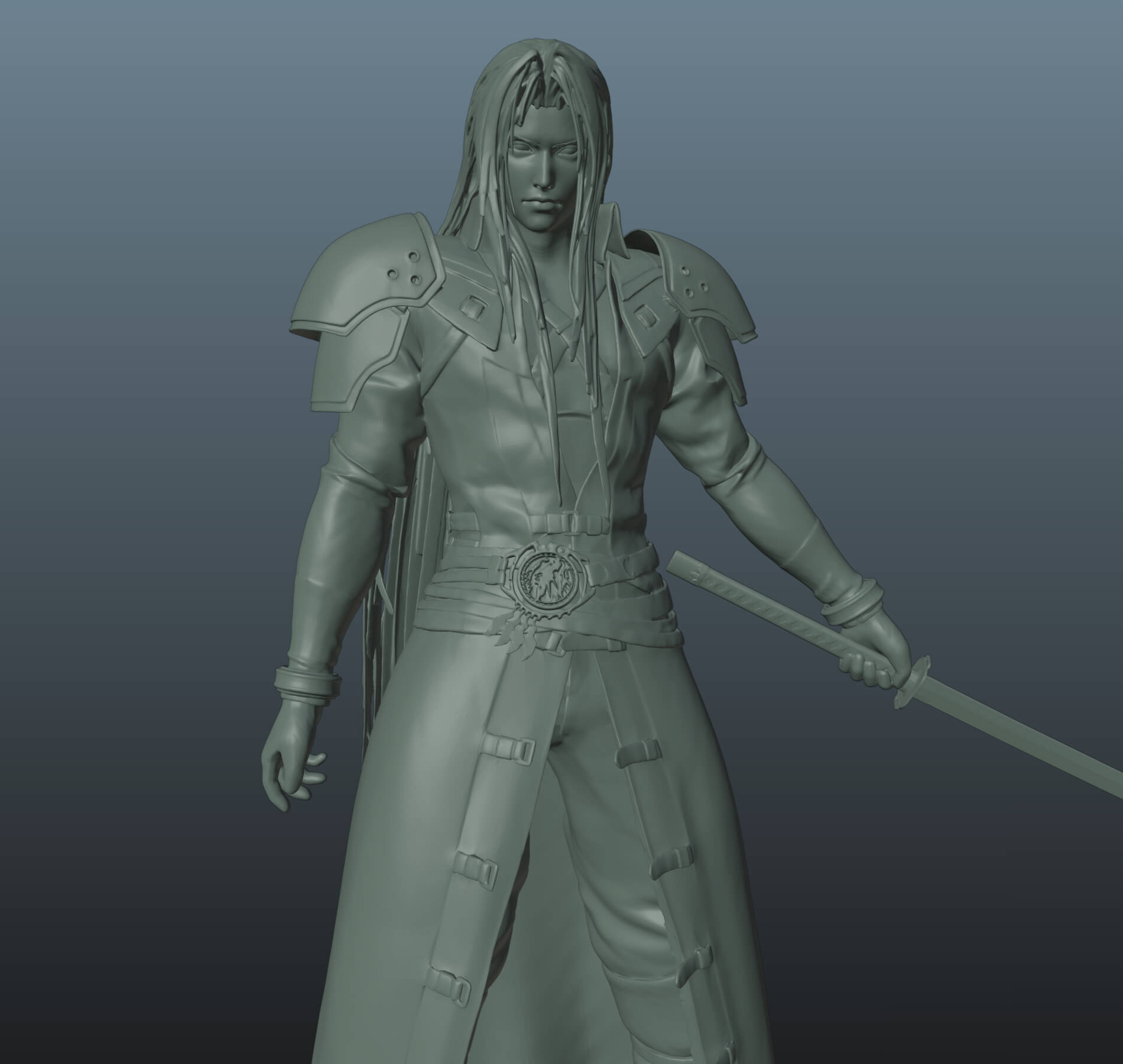 Final Fantasy 7 Sephiroth - 3D Model by SOULSBORNEWM