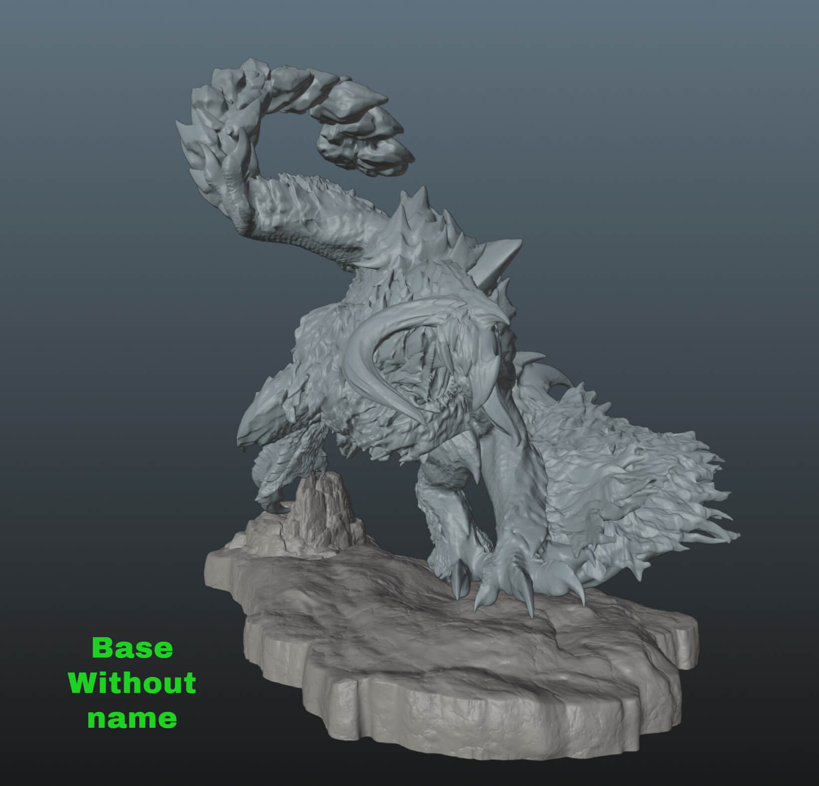 Monster Hunter Wilds Arkveld - 3D Model by SOULSBORNEWM