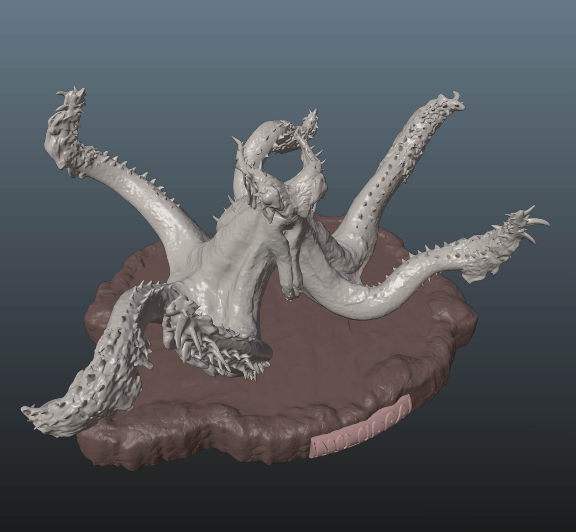 Monster Hunter Wilds Nu Udra - 3D Model by SOULSBORNEWM