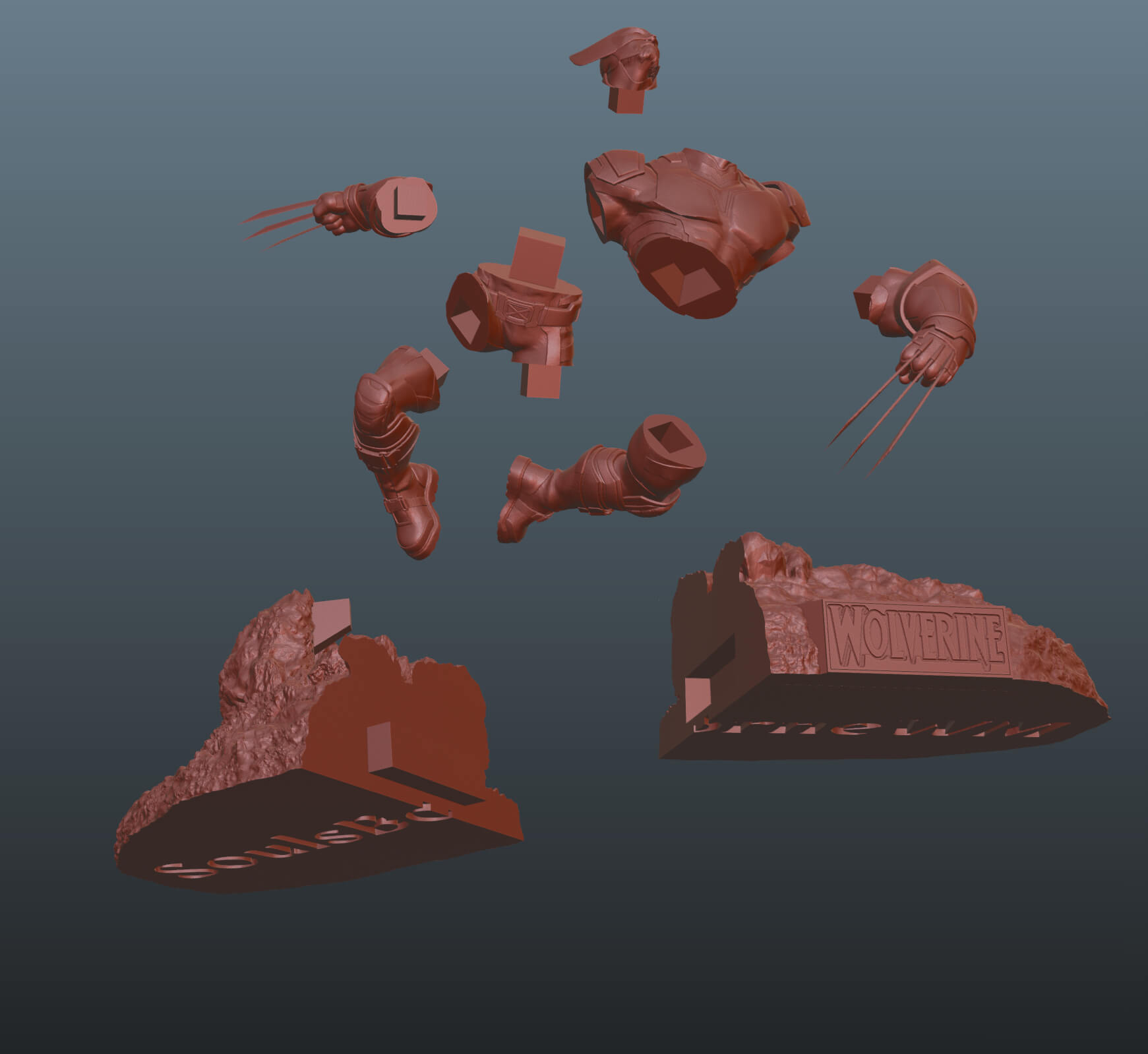 Wolverine Marvel Rivals - 3D Model by SOULSBORNEWM