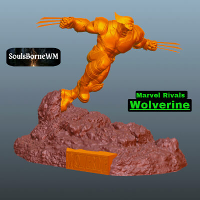 Wolverine Marvel Rivals - 3D Model by SOULSBORNEWM