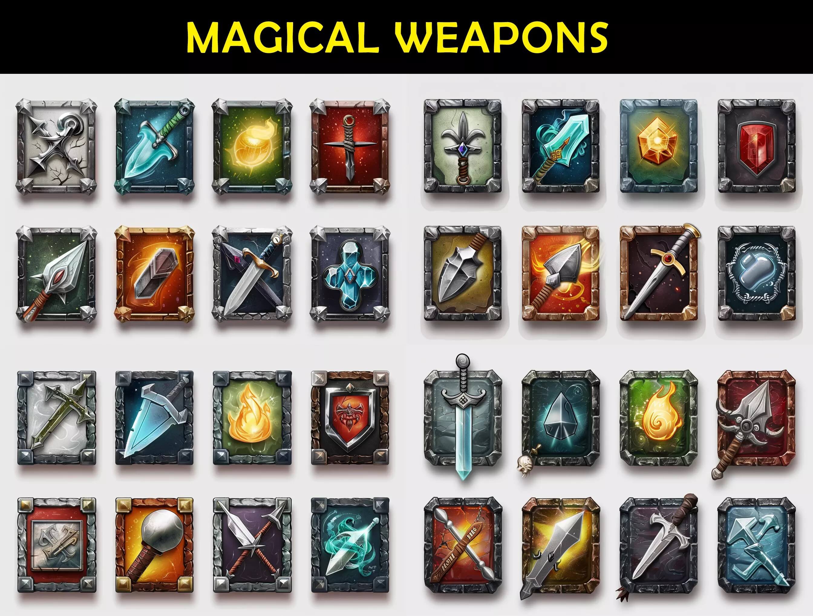 2100 Spellbook & Badges Megapack - 2D Game Asset by SoundPro