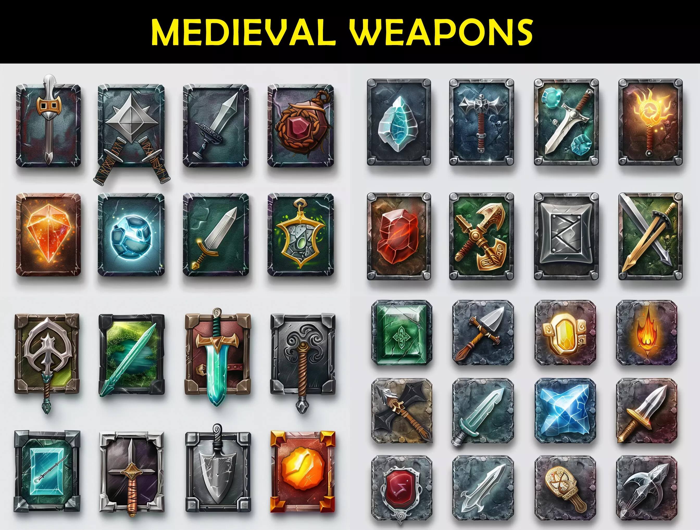 2100 Spellbook & Badges Megapack - 2D Game Asset by SoundPro