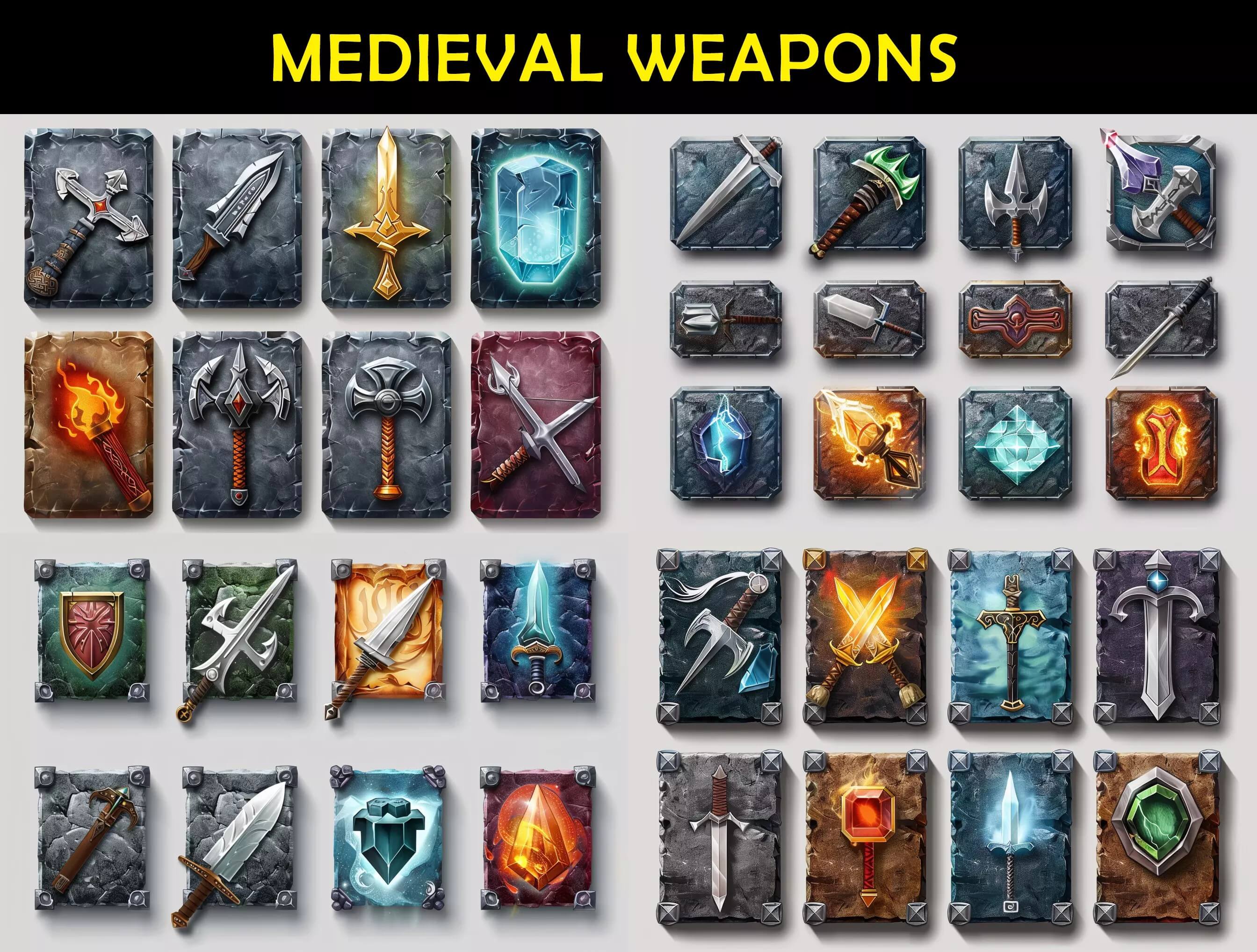 2100 Spellbook & Badges Megapack - 2D Game Asset by SoundPro