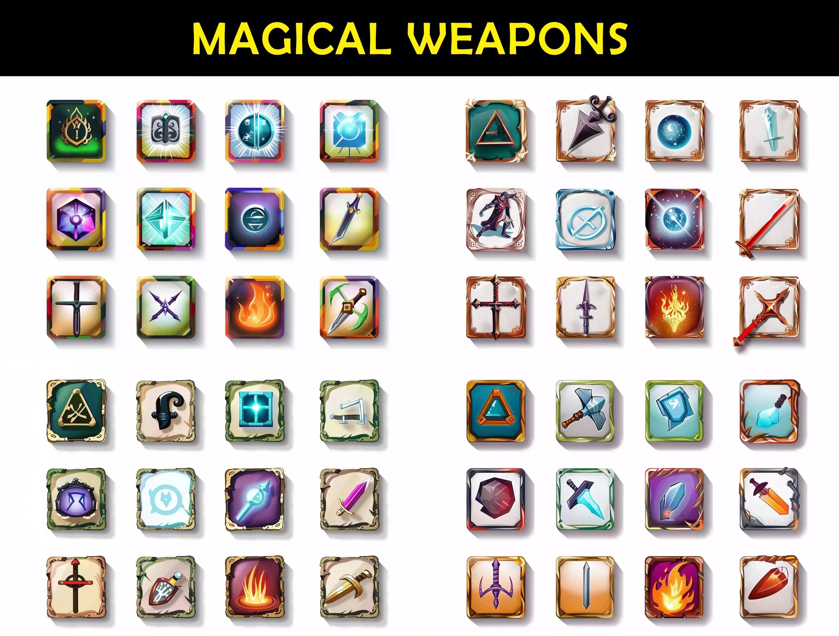 2100 Spellbook & Badges Megapack - 2D Game Asset by SoundPro