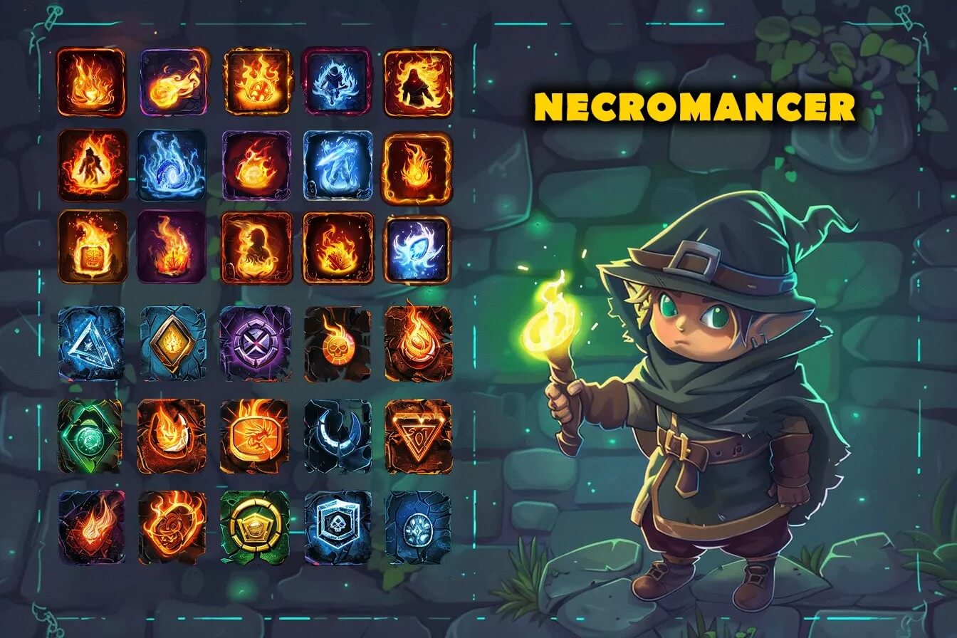 2100 Spellbook & Badges Megapack - 2D Game Asset by SoundPro