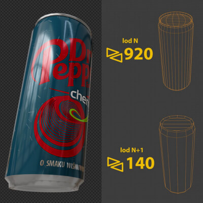 Soda Can Dr Pepper Cherry Lodn Lodn+1 - 3D Model by soundsbeard