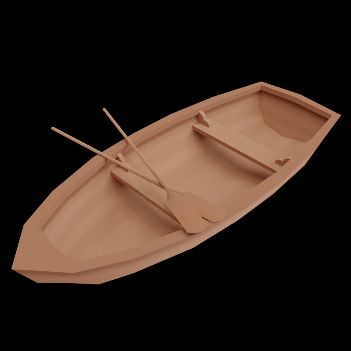 Row Boat - 3D Model by Sourabh_27