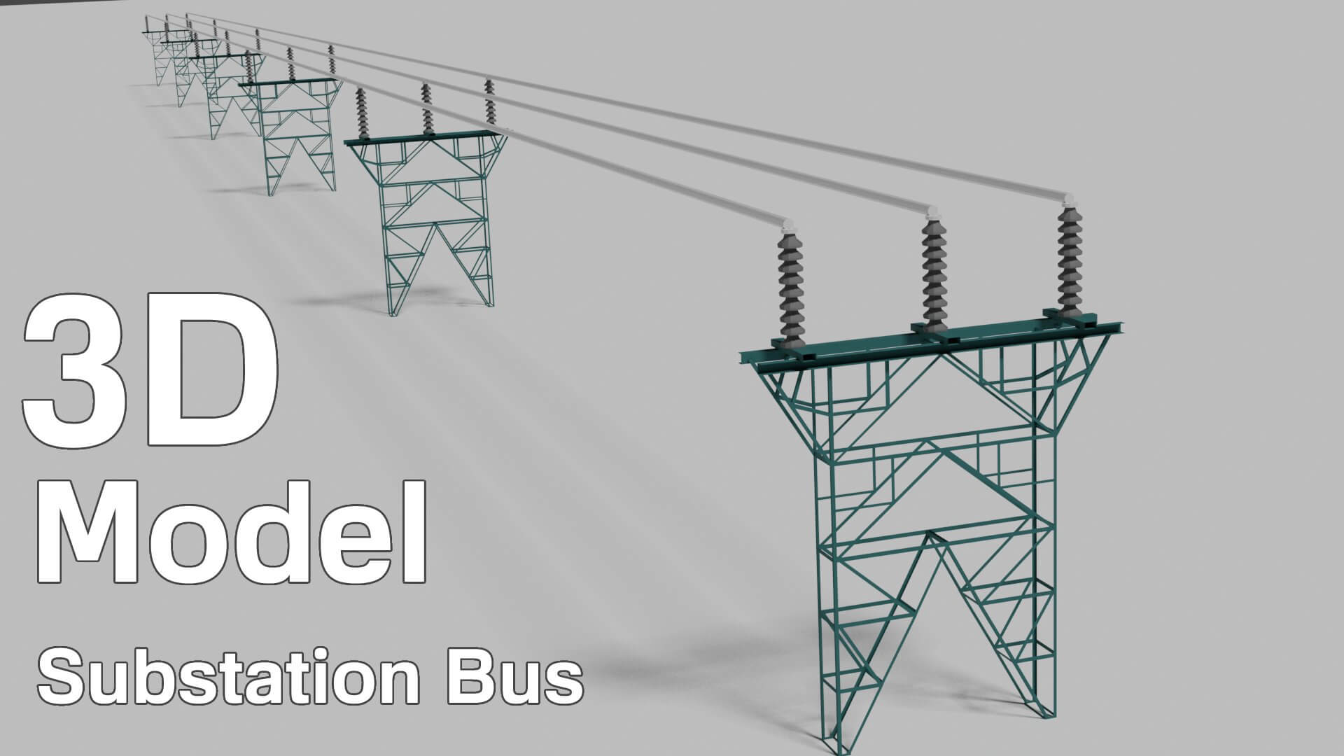 Substation Bus - 3D Model by Sourabh_27