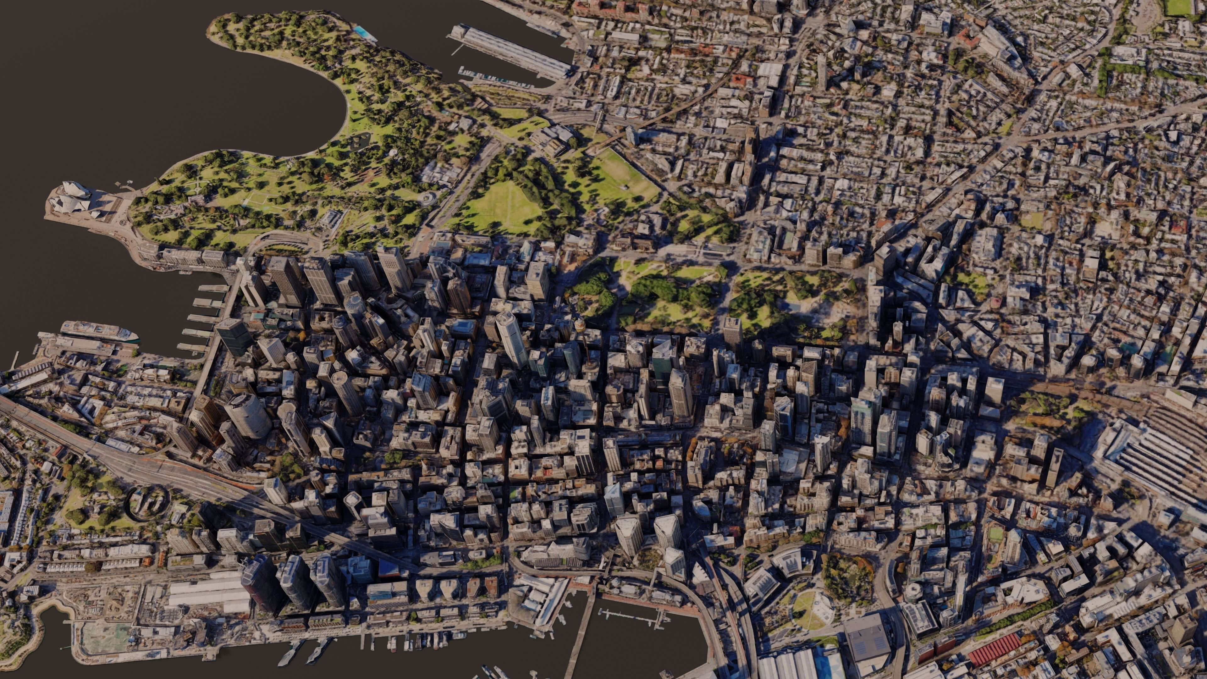 3D Skyline Sydney City Map by Sourav 3D Creation