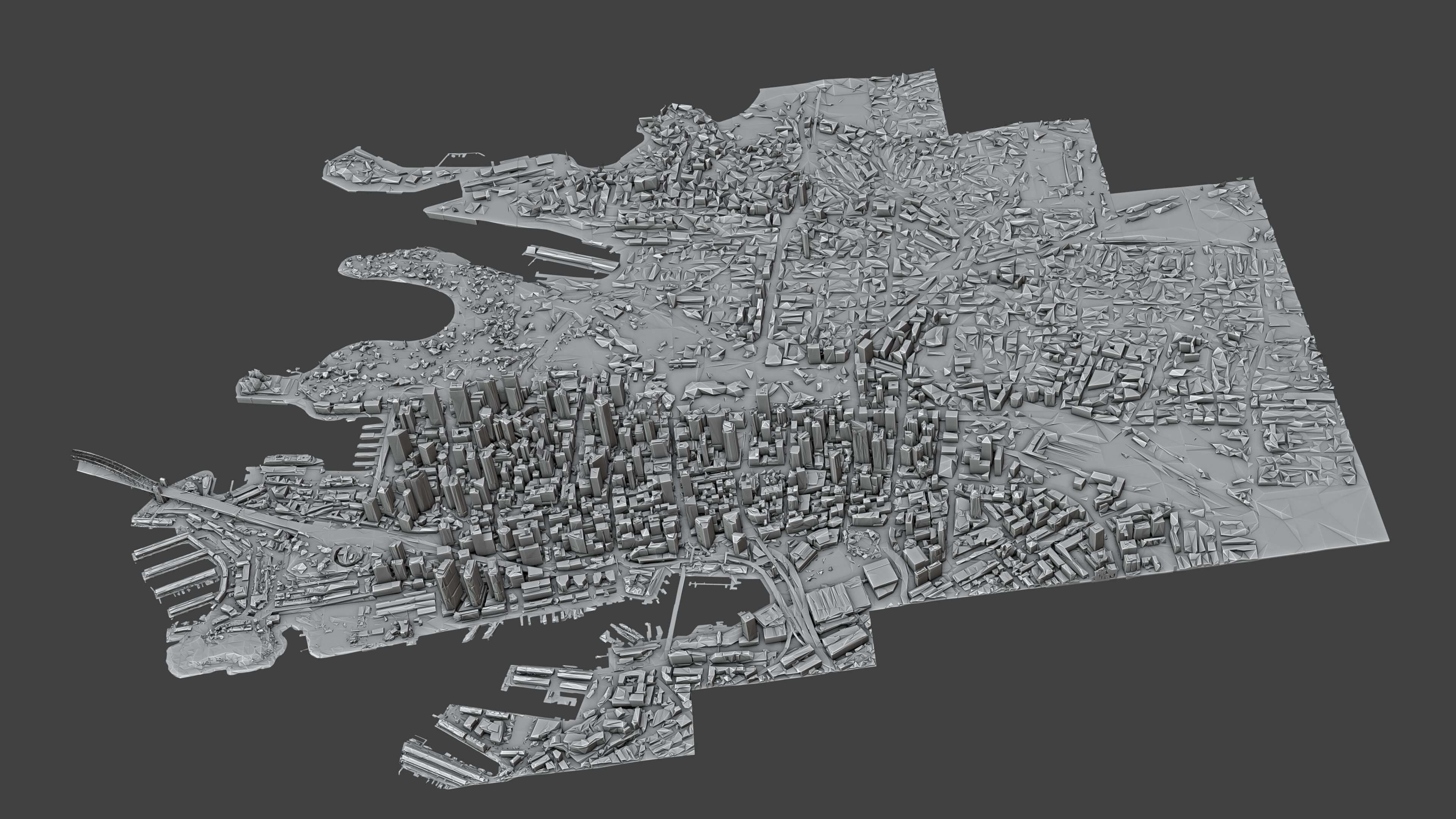 3D Skyline Sydney City Map by Sourav 3D Creation