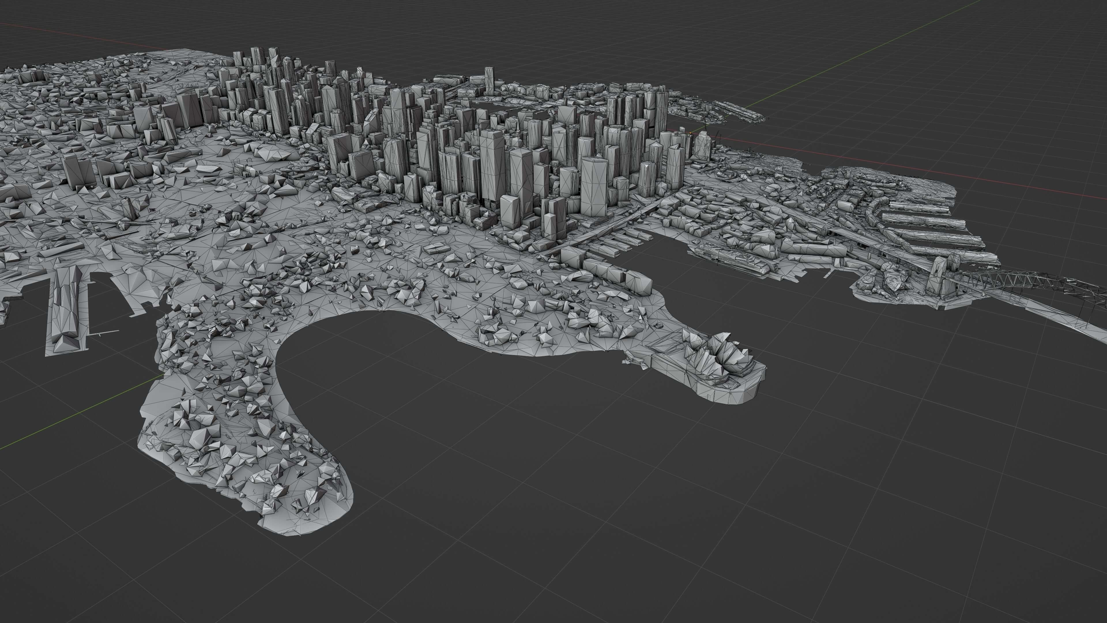 3D Skyline Sydney City Map by Sourav 3D Creation