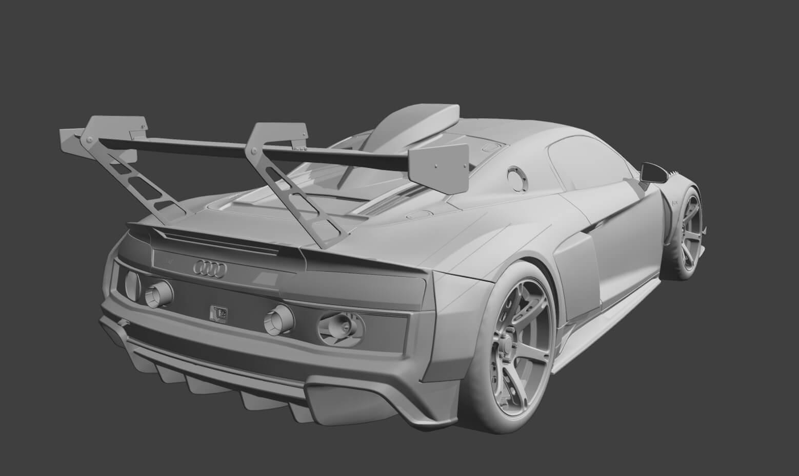 Audi ABT XGT Realistic 3D model by Sourav 3D Creation