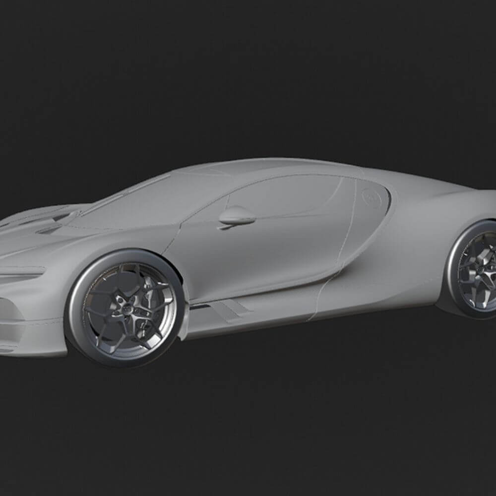 Bugatti Tourbillon Fully Rigged Ready for Animation - 3D Model by ...