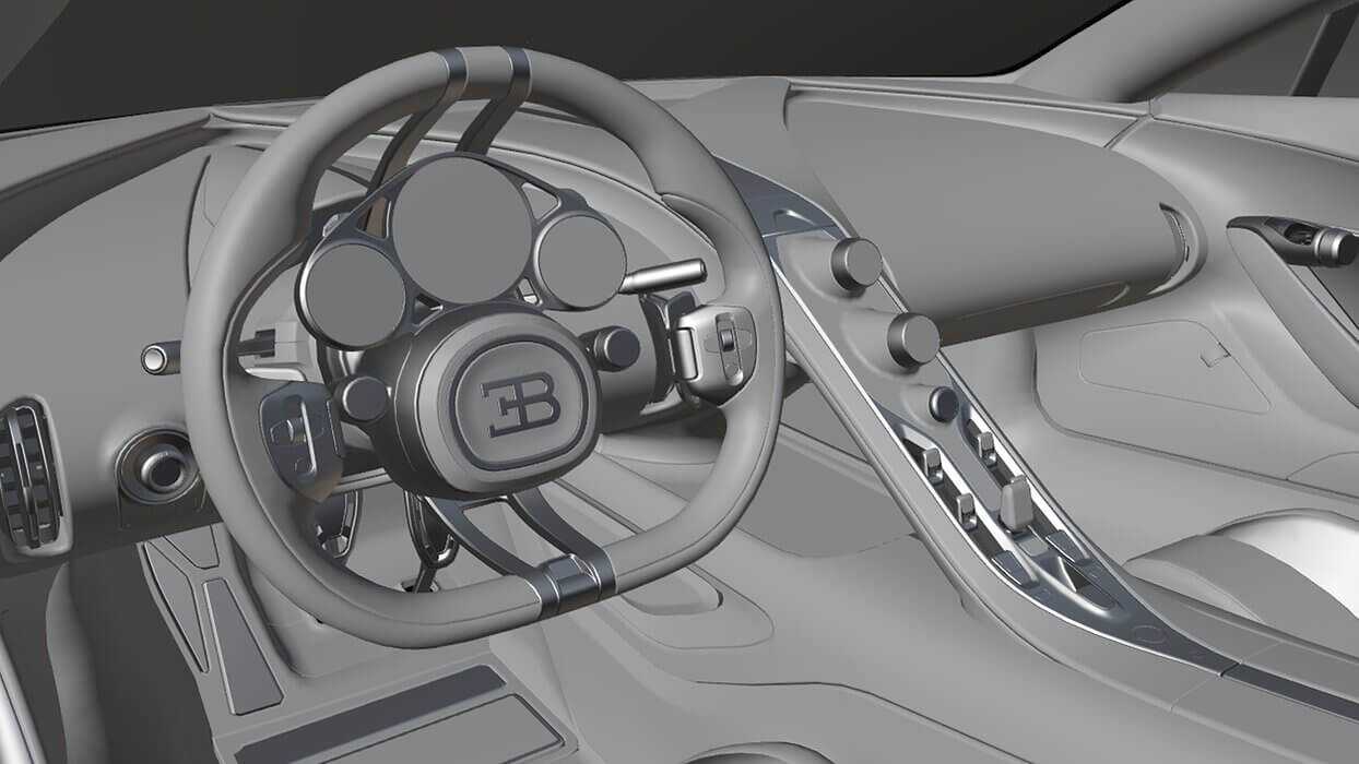 Bugatti Tourbillon Fully Rigged Ready for Animation - 3D Model by ...