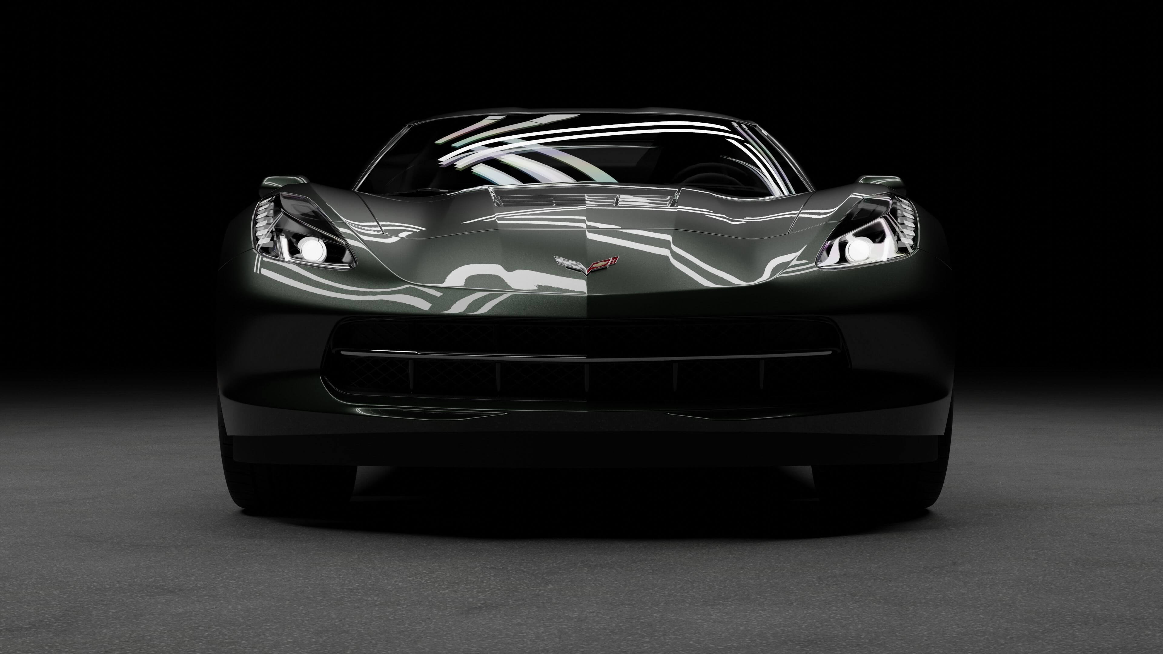 Chevrolet Corvette C7 3D Model by Sourav 3D Creation