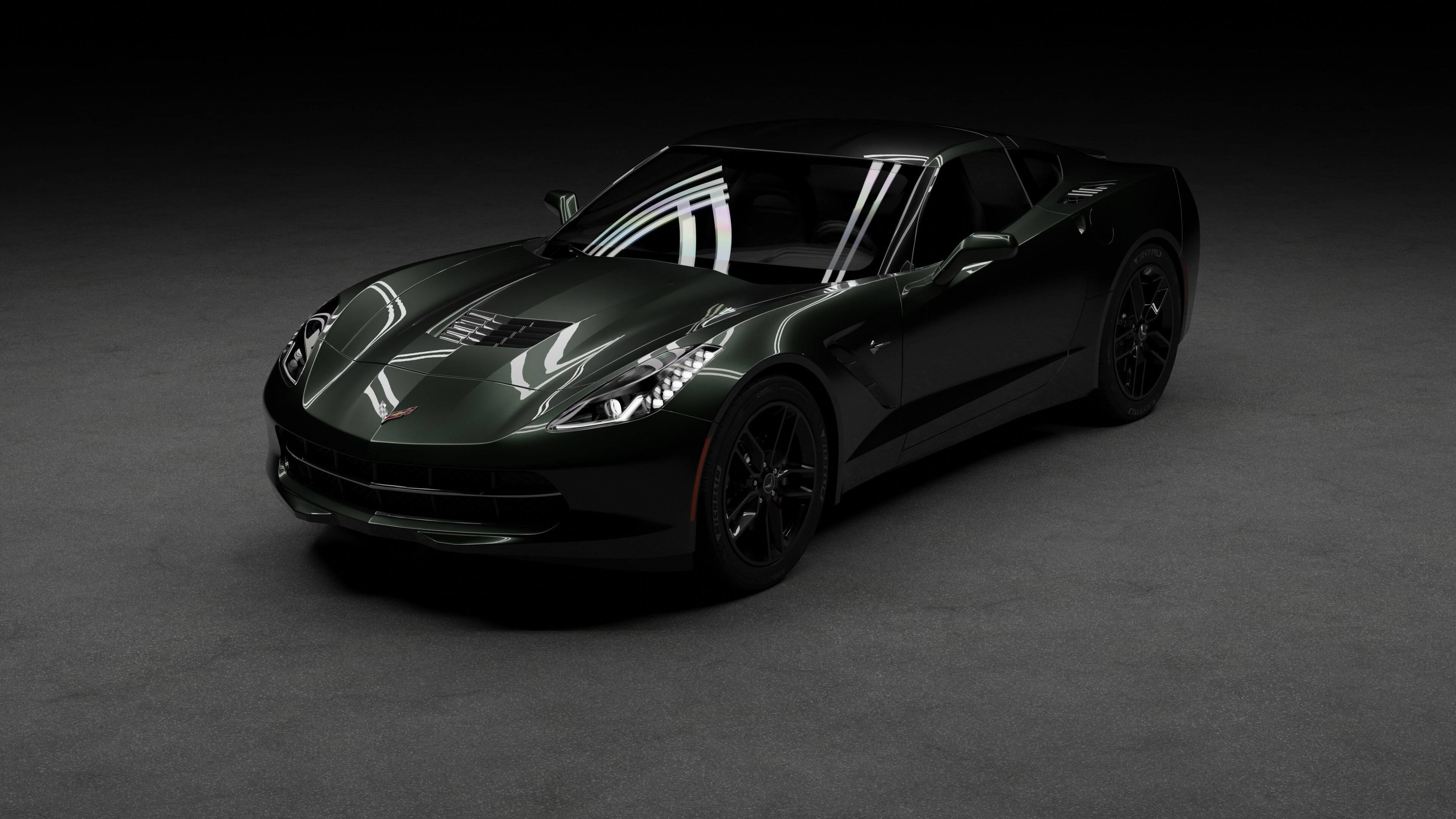 Chevrolet Corvette C7 3D Model by Sourav 3D Creation