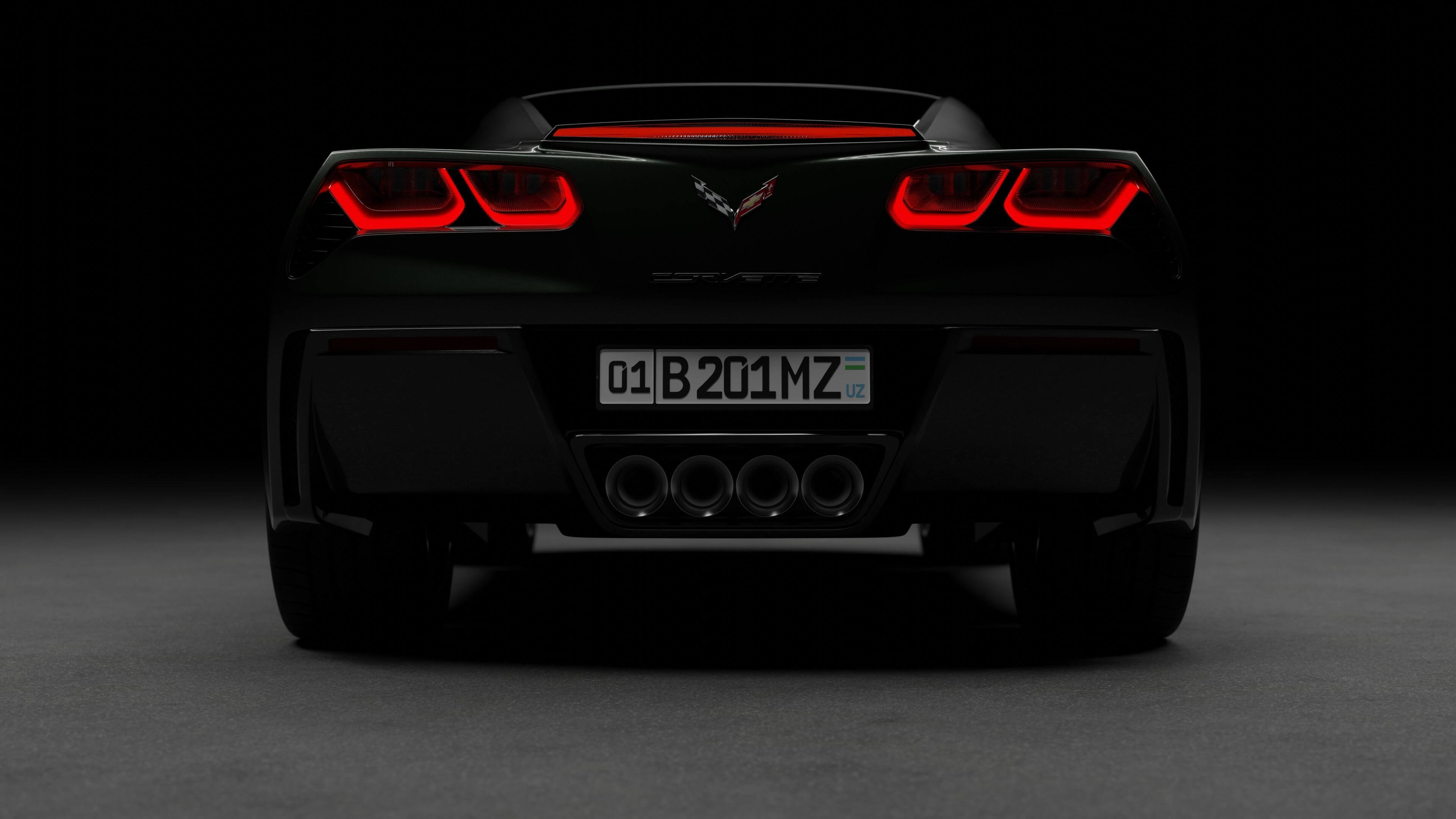 Chevrolet Corvette C7 3D Model by Sourav 3D Creation