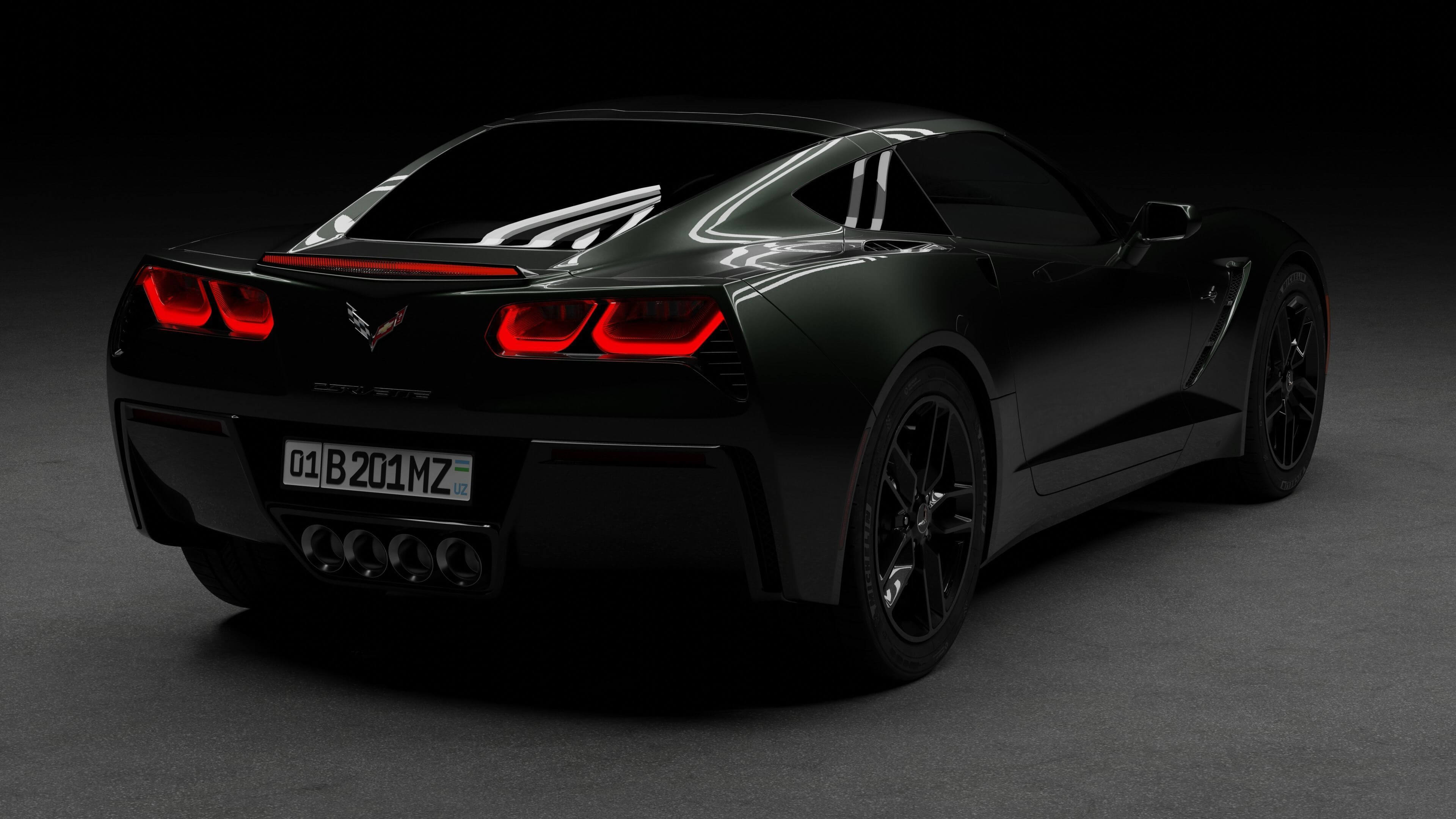 Chevrolet Corvette C7 3D Model by Sourav 3D Creation