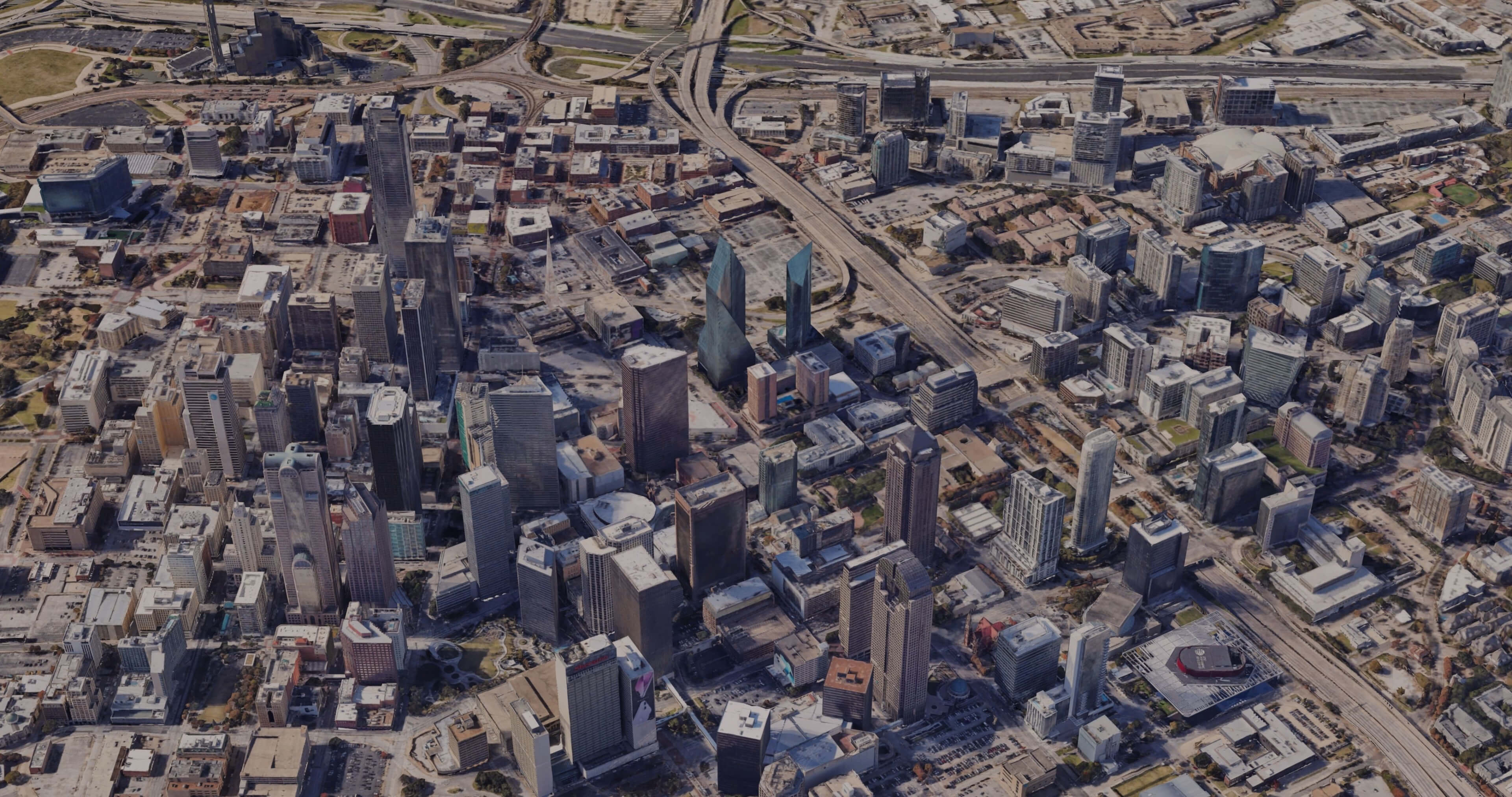 Dallas Skyline City Map - 3D Model by Sourav 3D Creation