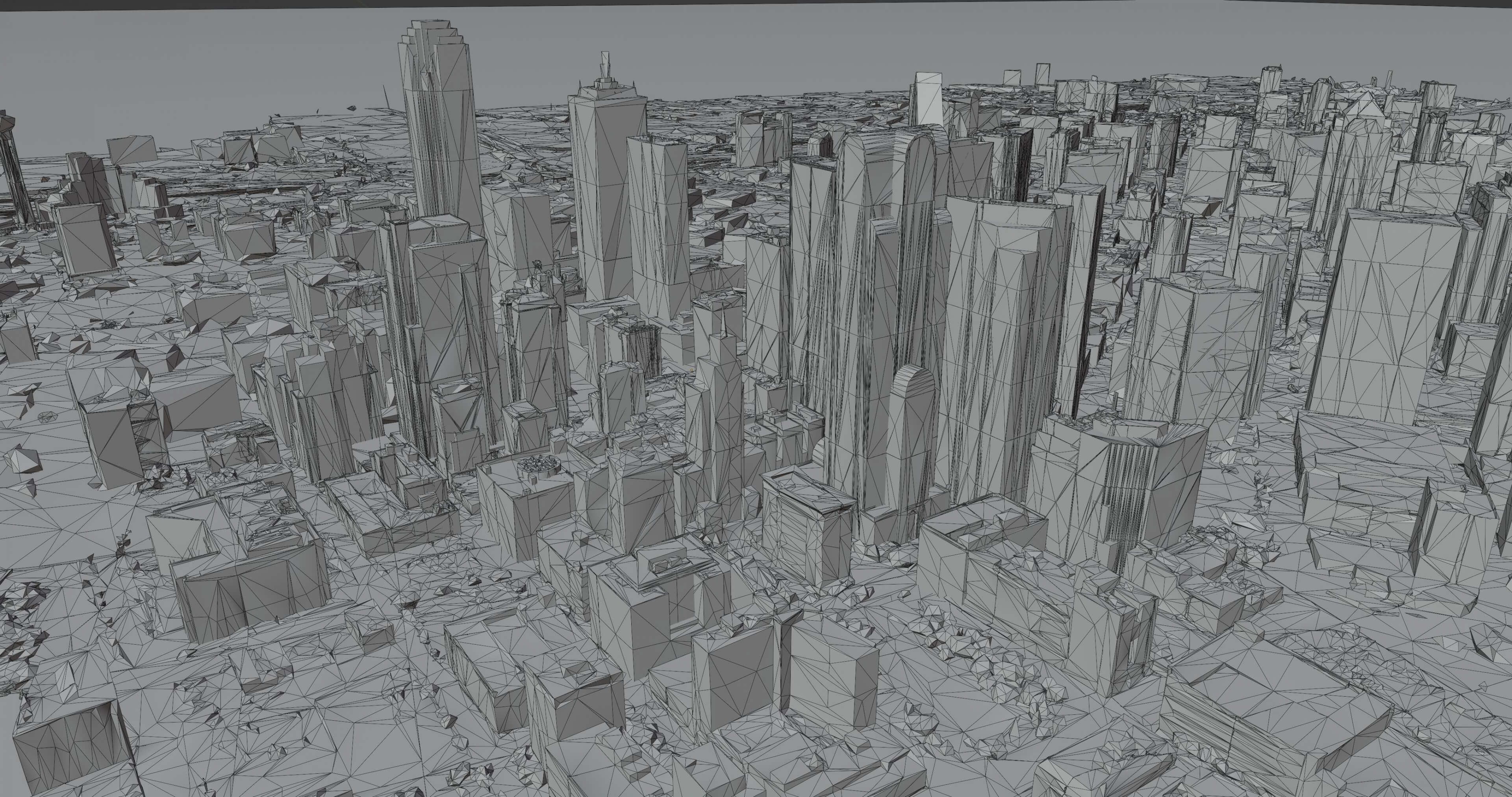 Dallas Skyline City Map - 3D Model by Sourav 3D Creation