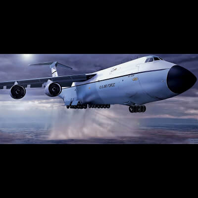 Hyper-Realistic Lockheed C-5 Galaxy Military Aircraft 3D Model by ...