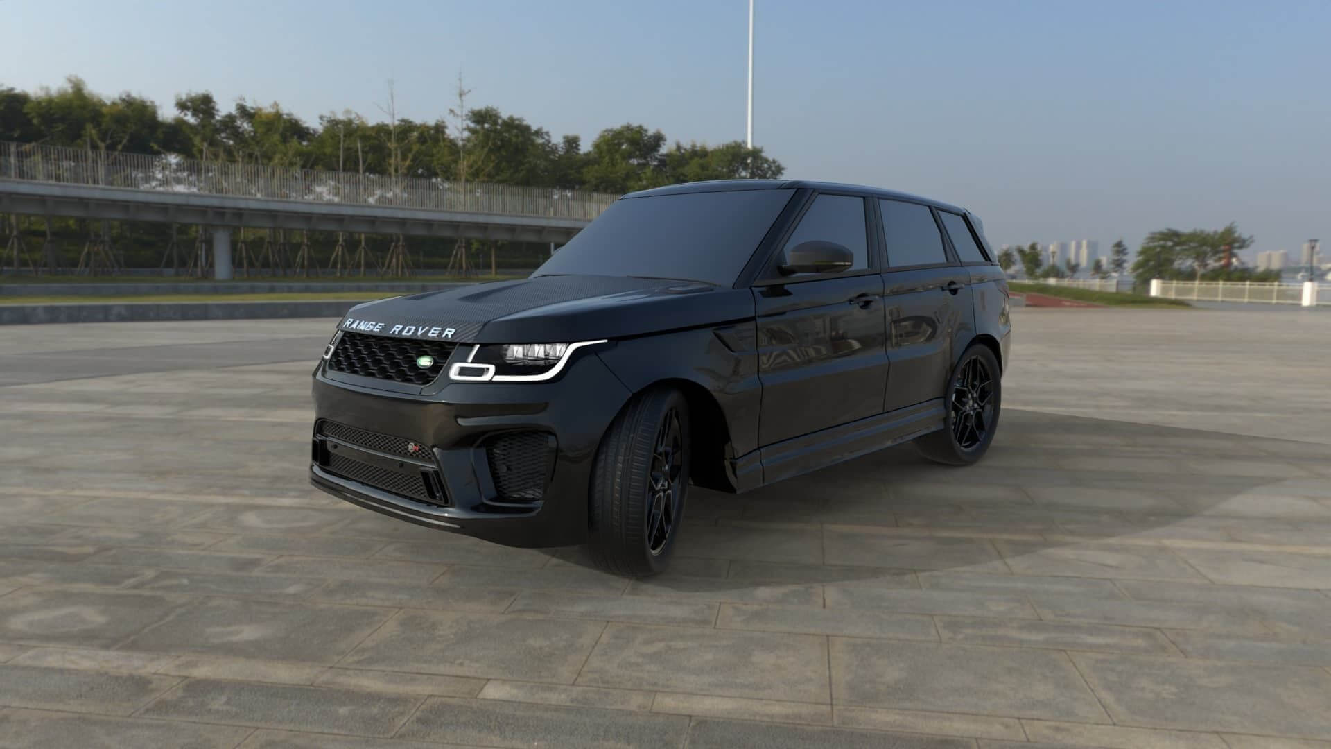 Range Rover Sport 3D Model by Sourav 3D Creation