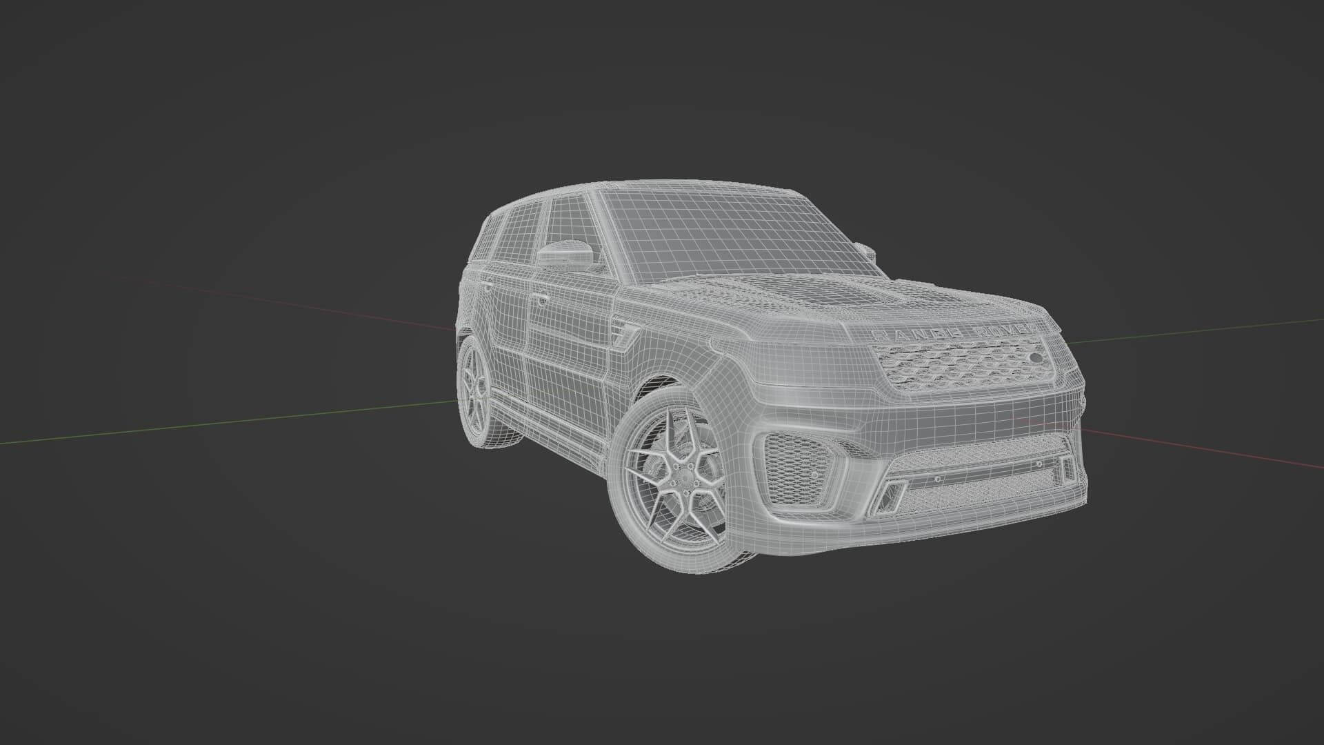 Range Rover Sport 3D Model by Sourav 3D Creation