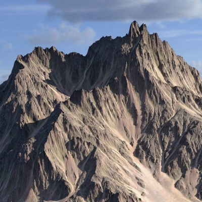Realistic Summer Mountain 3D Design by Sourav 3D Creation