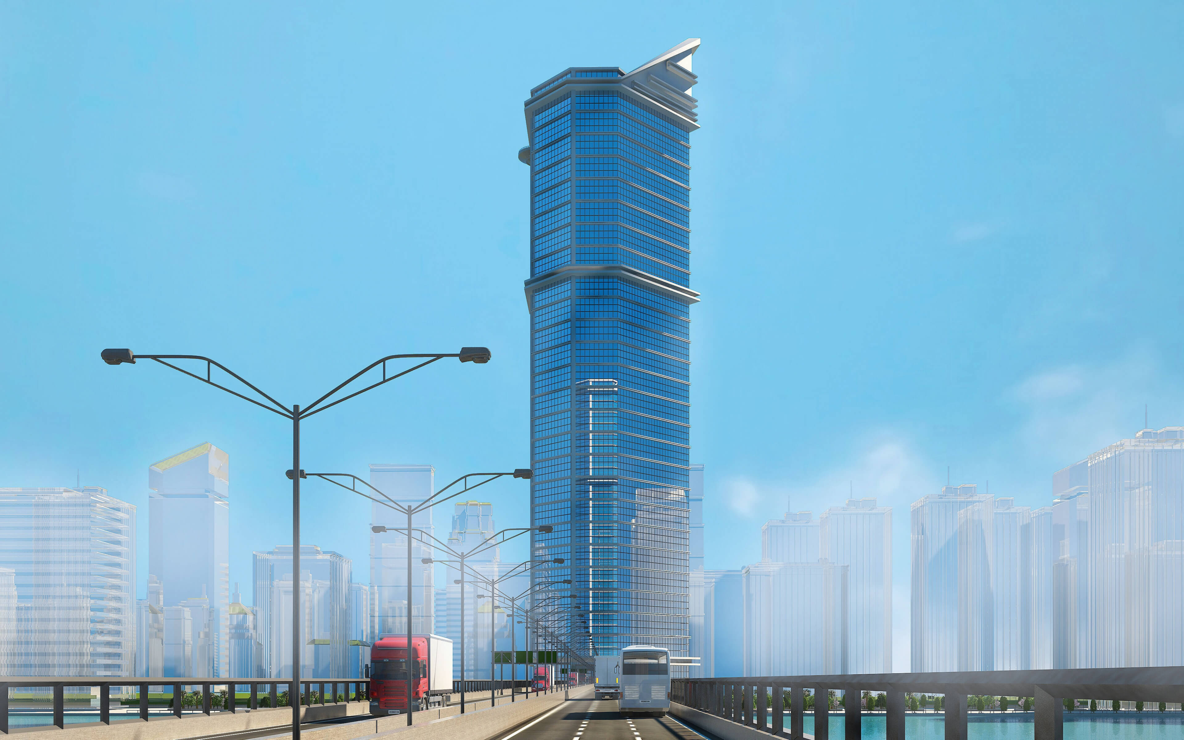 Tower Bridge Realistic 3d Model by Sourav 3D Creation