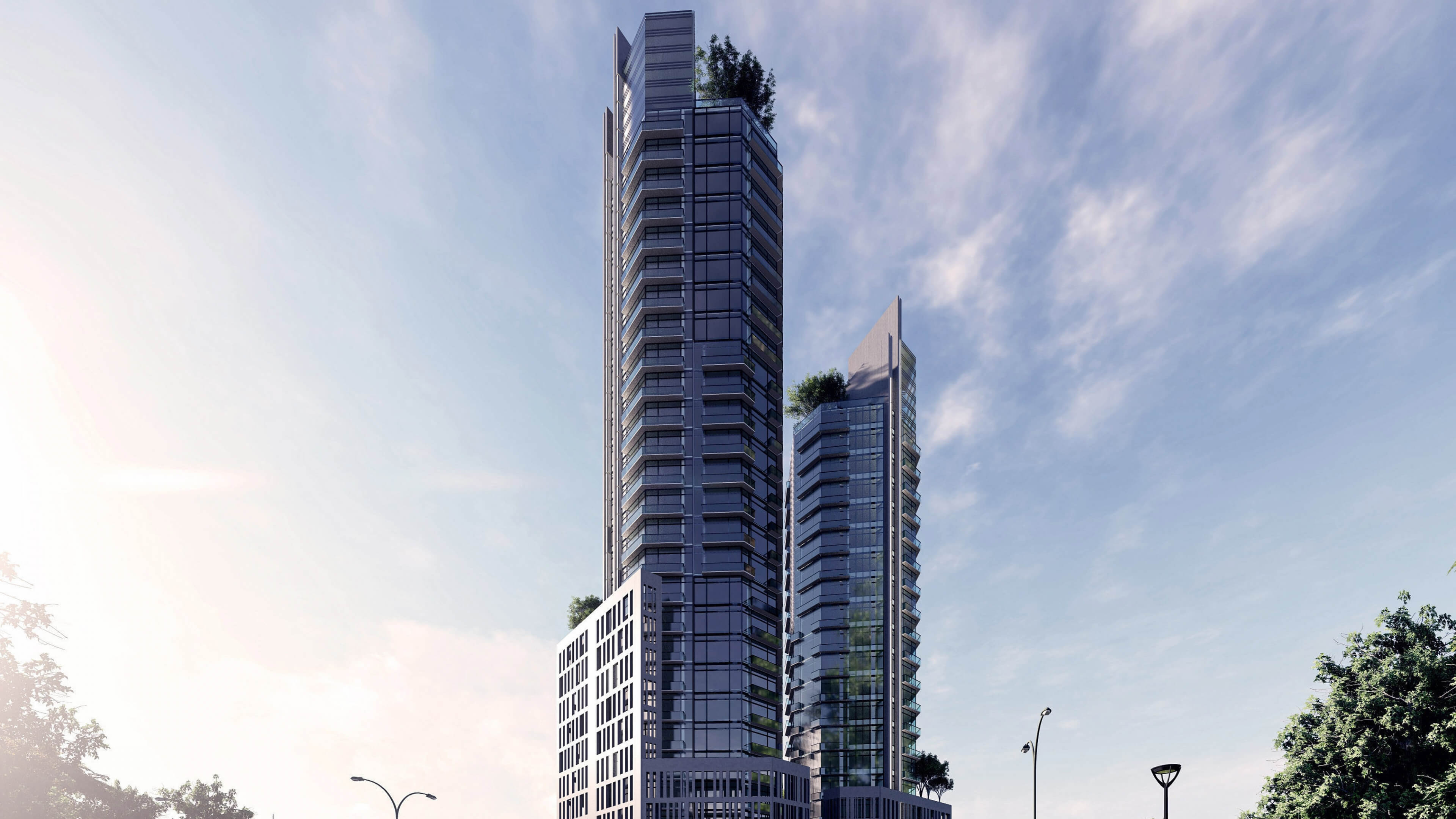 Twin Tower Realistic 3D Model by Sourav 3D Creation