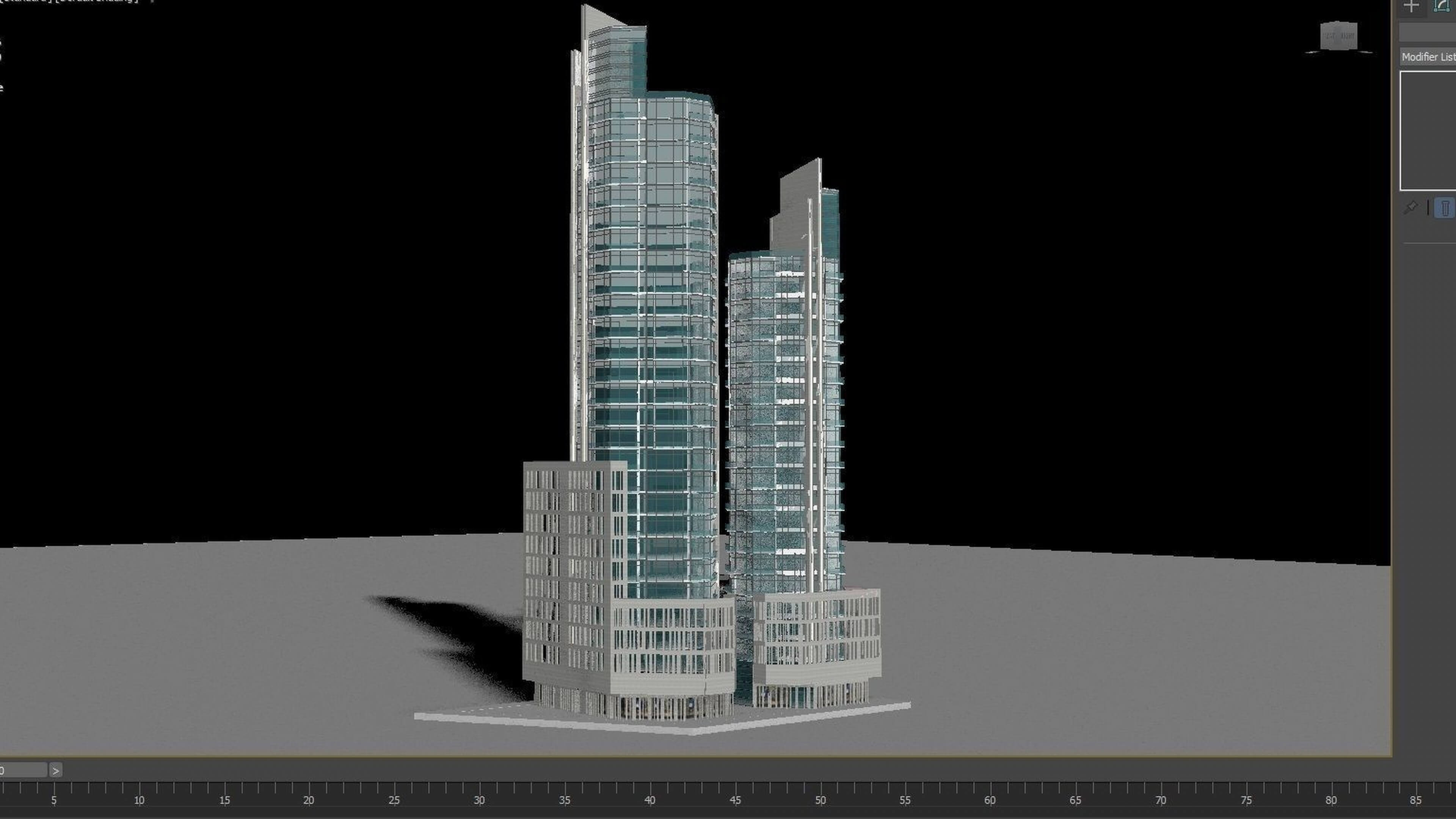 Twin Tower Realistic 3D Model by Sourav 3D Creation