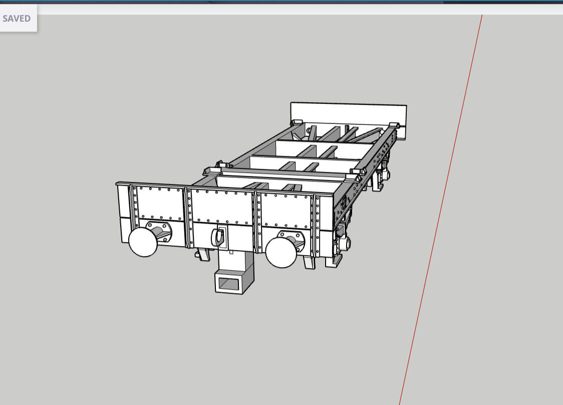 Oo Gauge Conflat P - Model Railway Wagon by southseact