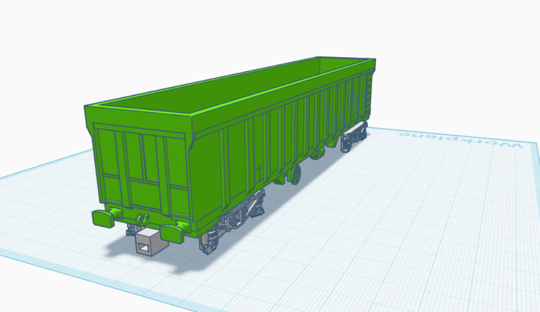 OO Gauge IOA/MJA Box Wagon - Model Railway Bogie Wagon by southseact