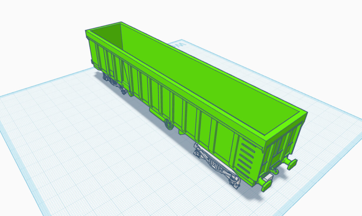 OO Gauge IOA/MJA Box Wagon - Model Railway Bogie Wagon by southseact