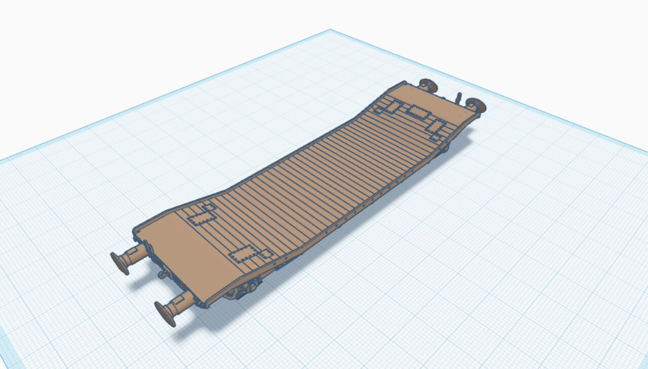 Oo Gauge Lowmac Model Railway Wagon by southseact