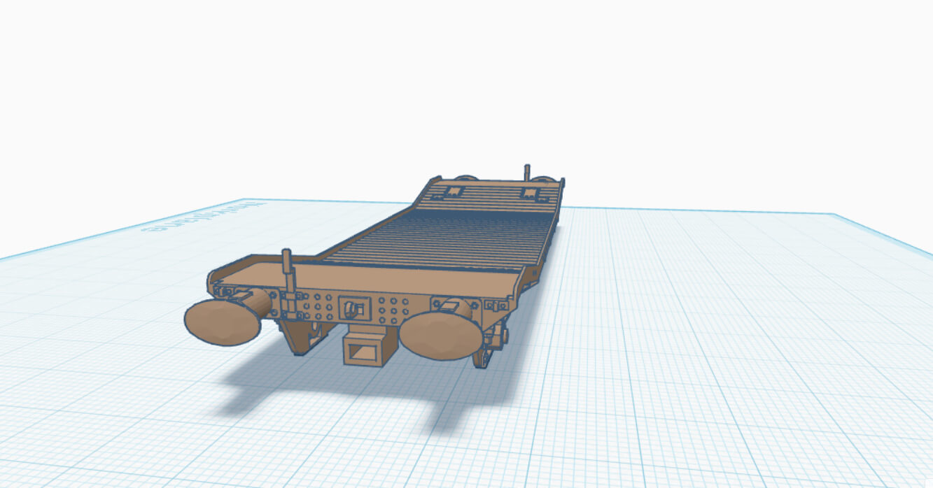 Oo Gauge Lowmac Model Railway Wagon by southseact