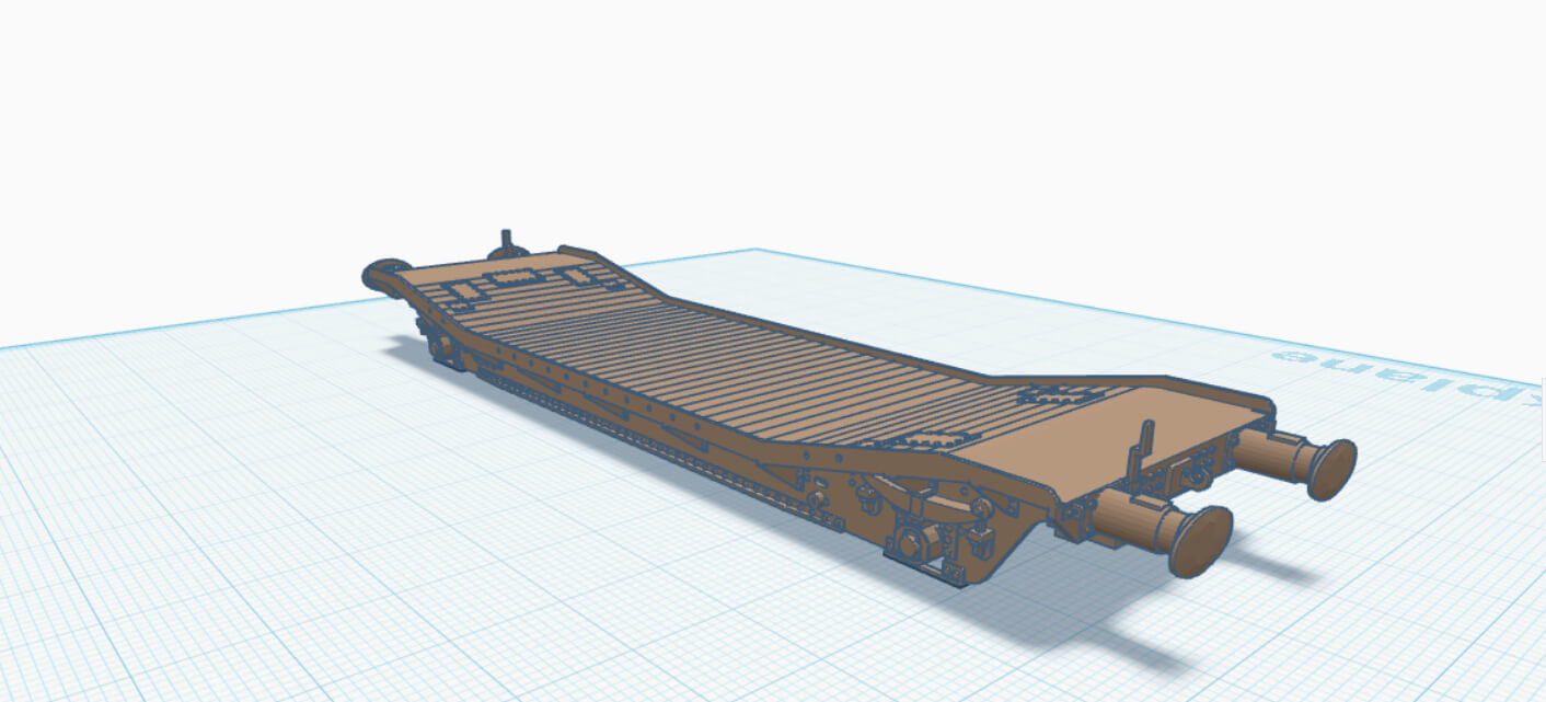 Oo Gauge Lowmac Model Railway Wagon by southseact