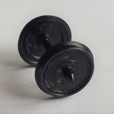 OO Gauge Wheels for Model Railway Coaches and Wagons by southseact
